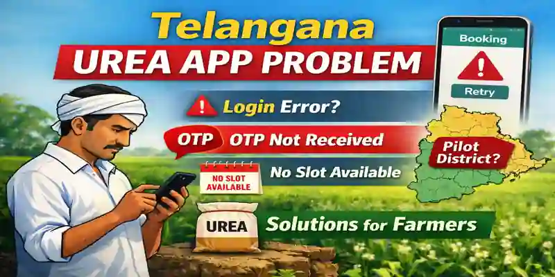 Telangana Fertilizer App: Login, OTP & Slot Issues - FERTILIZERFIELD